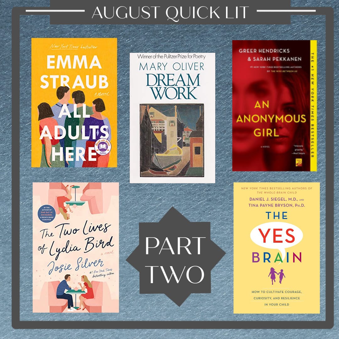 Quick Lit: August 2020 Reading Wrap-Up, Part One – KendraNicole.net