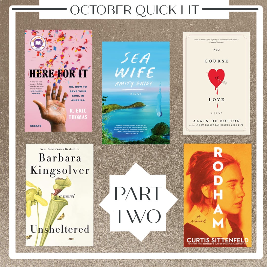 Quick Lit: October 2020 Reading Wrap-Up, Part Two – KendraNicole.net