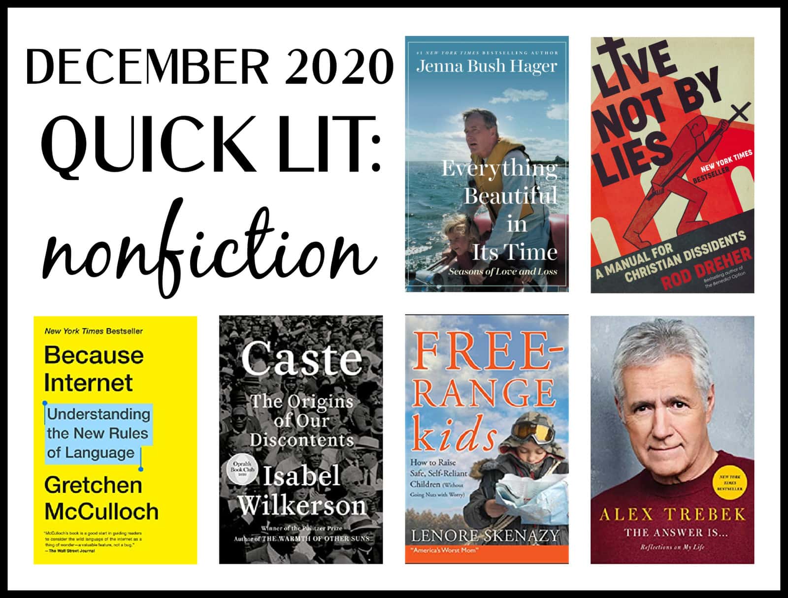 Quick Lit: December 2020 Reading Wrap-Up, Nonfiction – KendraNicole.net